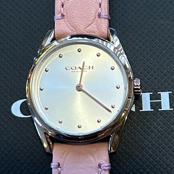 Coach | Accessories | Coach Modern Luxury Watch With 28mm Silver Face ...